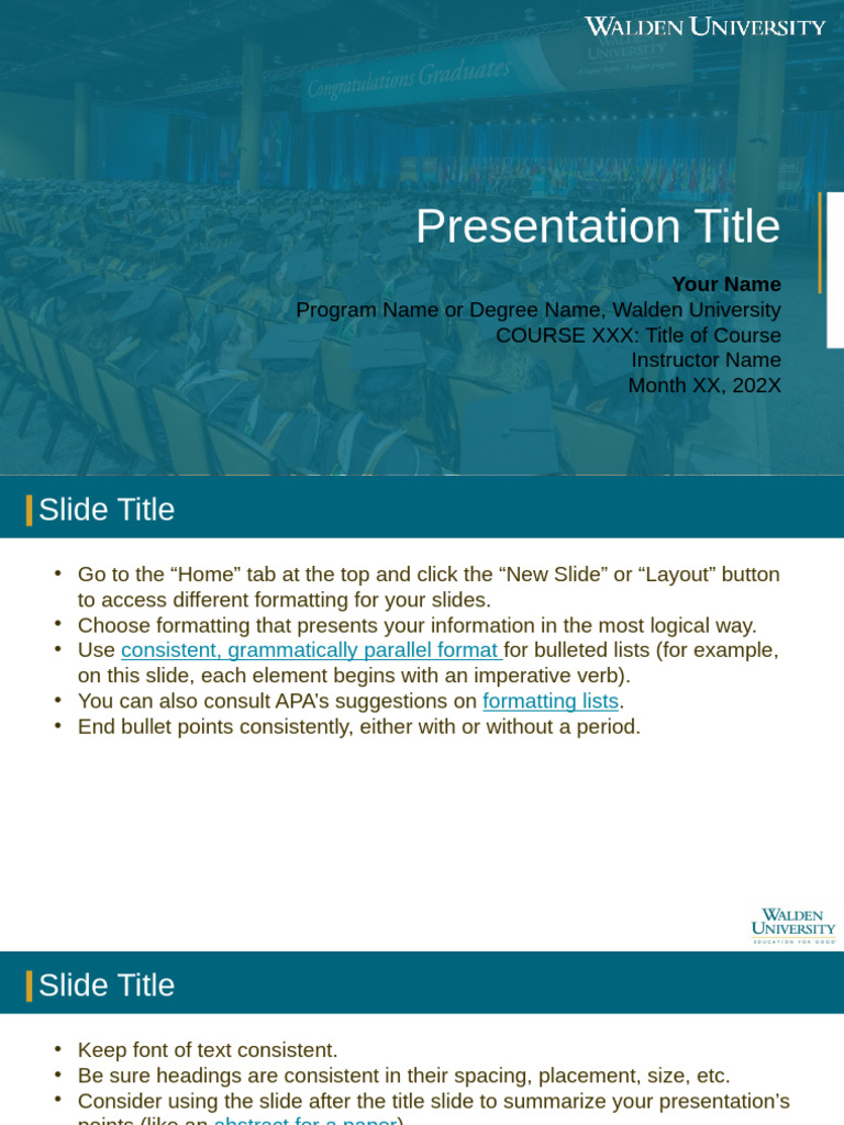 APA Presentation Template APA 7 | PDF