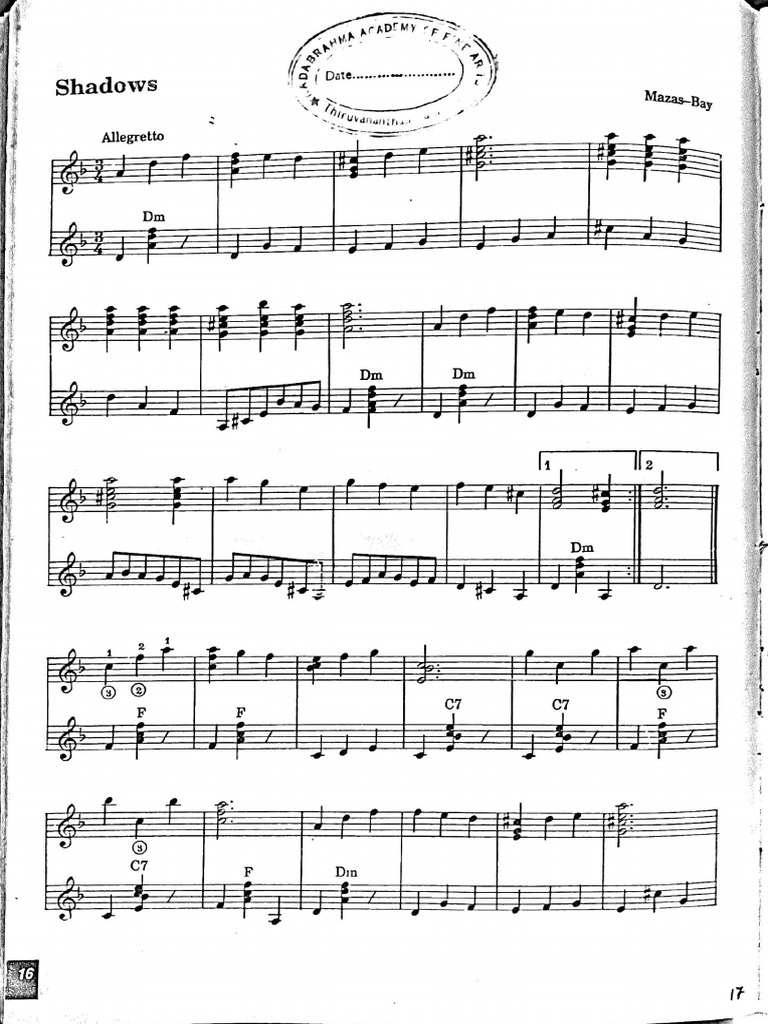 Shadows Guitar - 1 | PDF