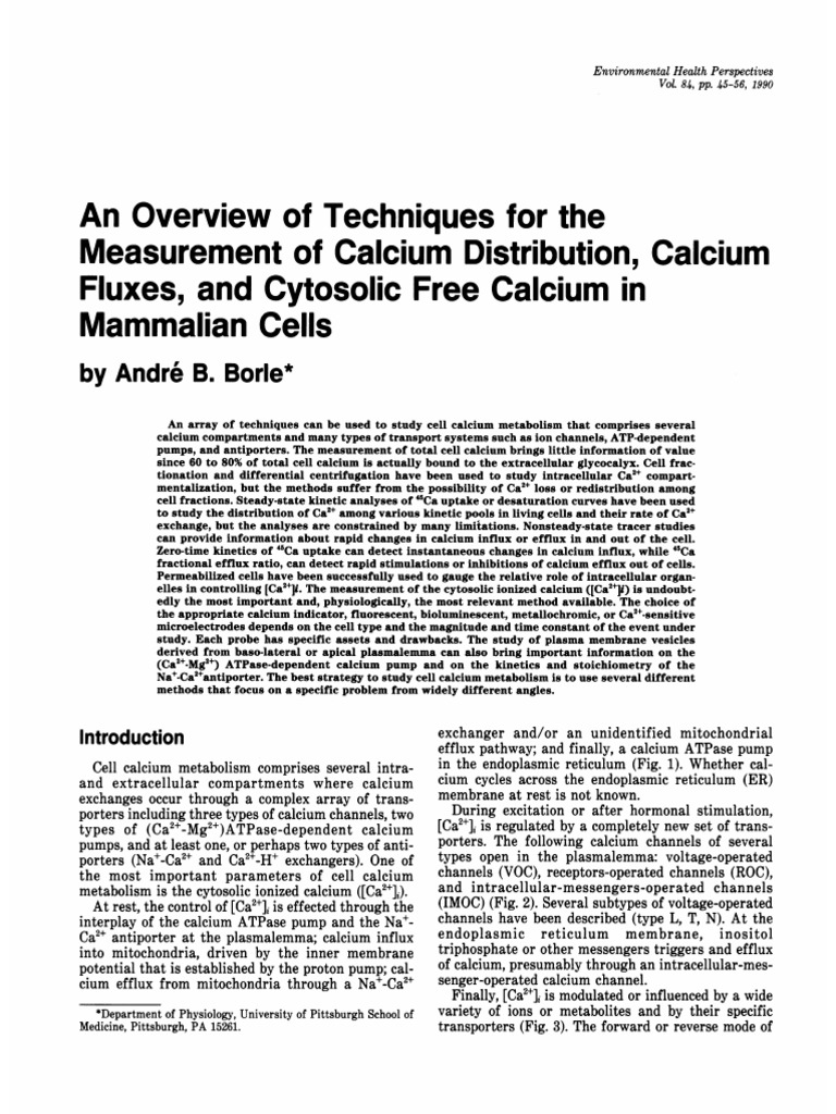 Best Calcium Signalling Diagrams | PDF