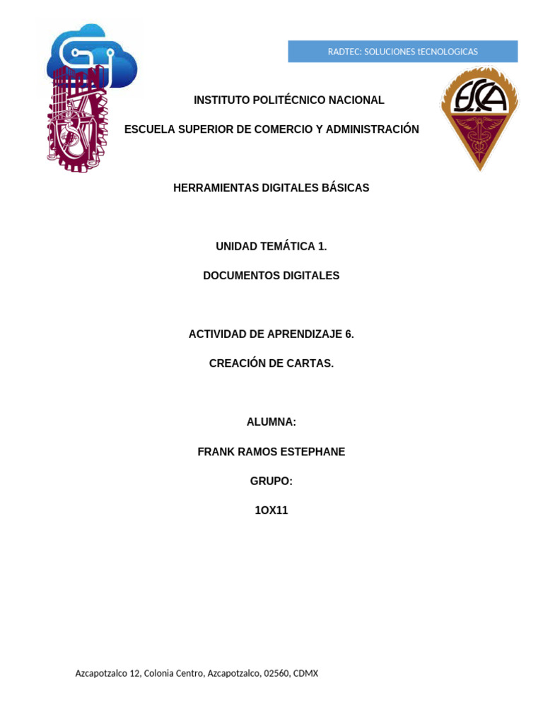 U1A6 Frankr Estephane | PDF