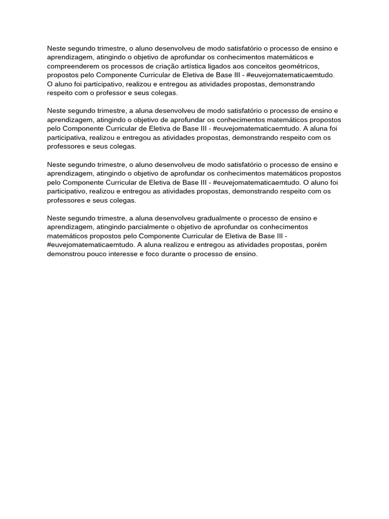 Modelo de Parecer | PDF
