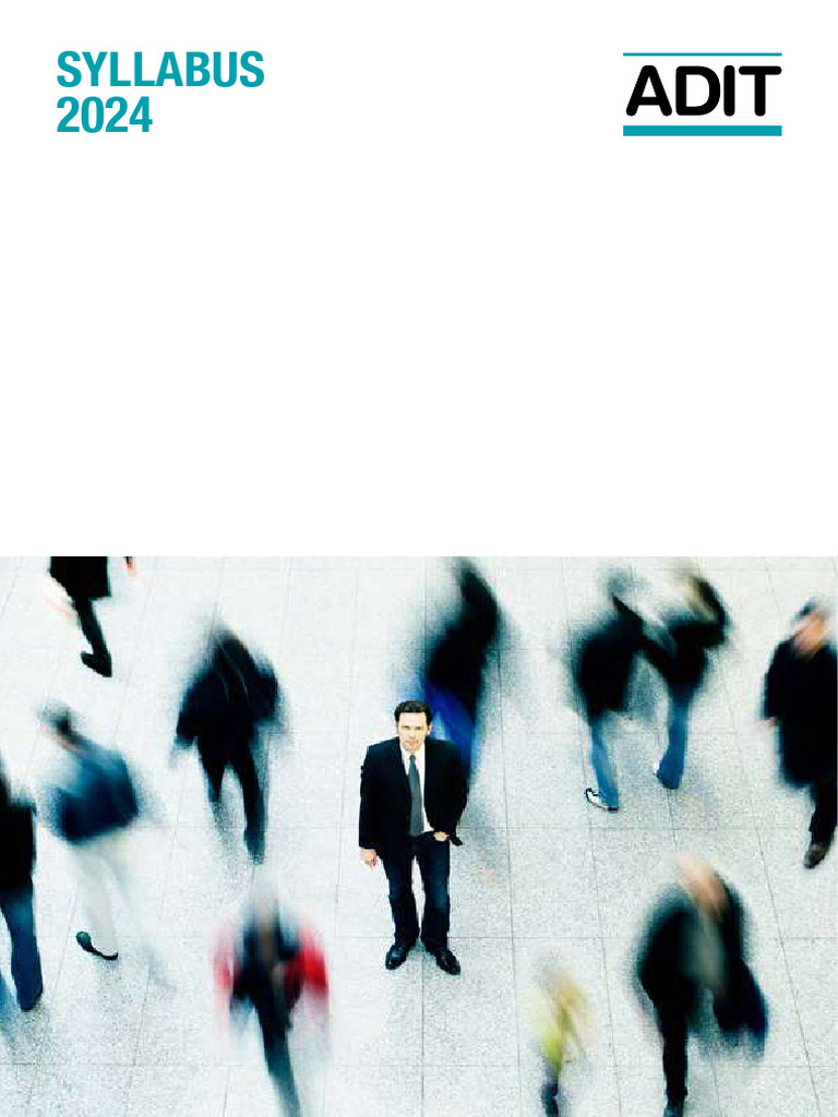 ADIT Syllabus (2024) | PDF