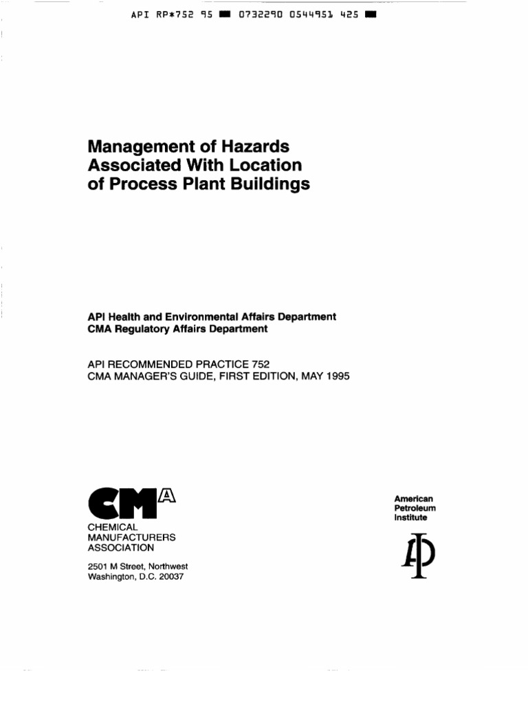 API 752 MGMT of Hazards With Location of Process | PDF