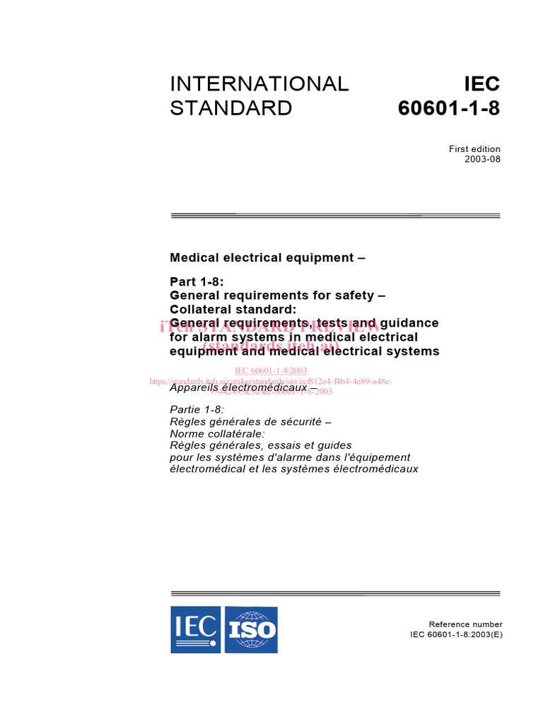 IEC-60601-1-8-2003 | PDF