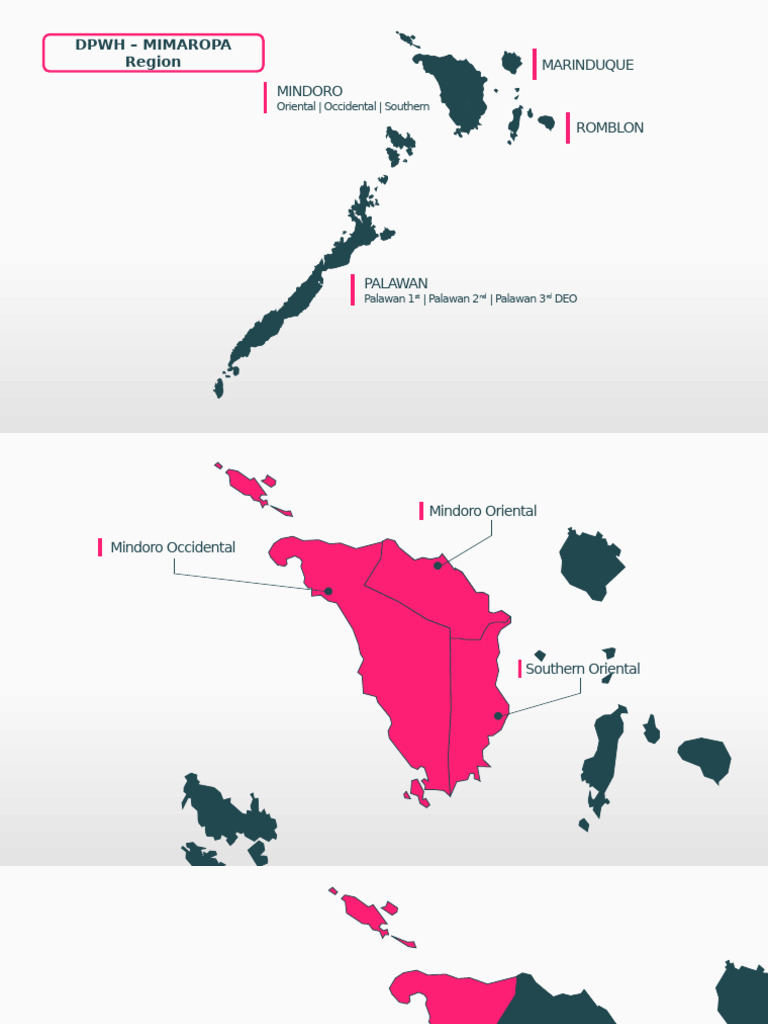 DPWH Mimaropa Map 1.1 | PDF