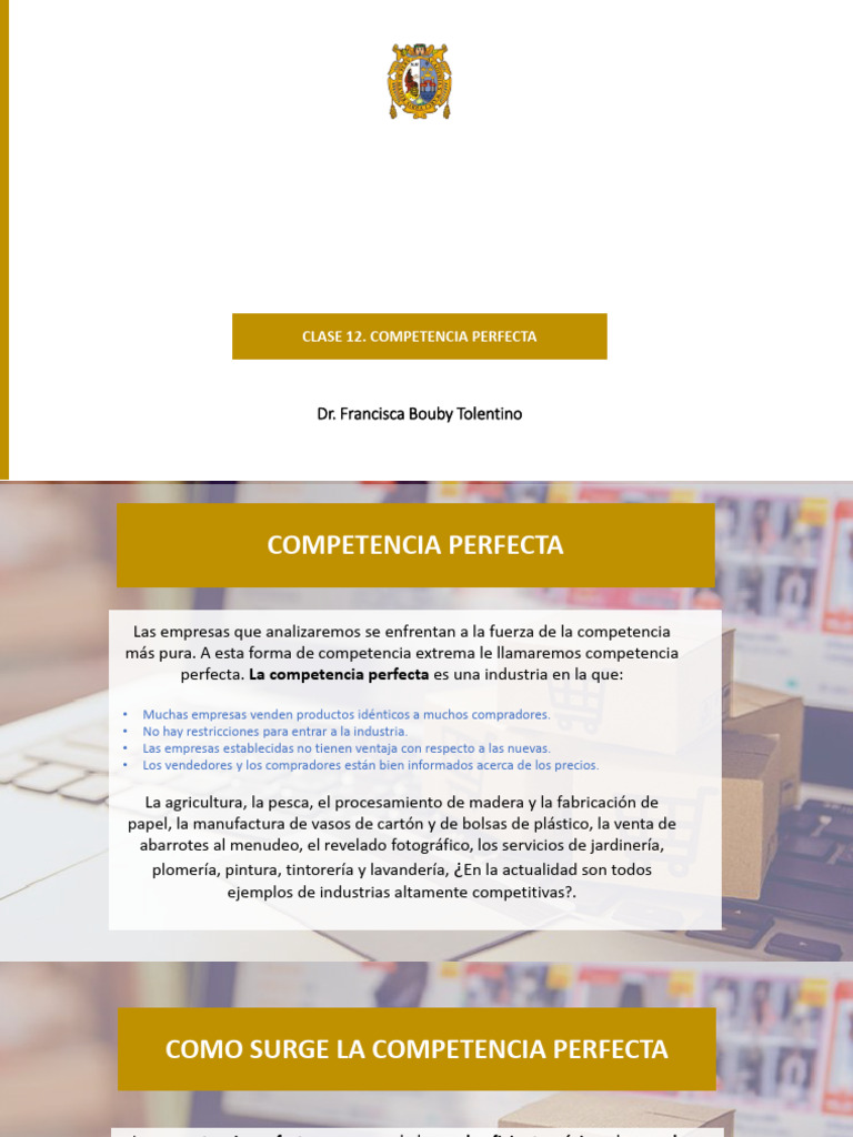 Clase 12_Competencia perfecta | PDF