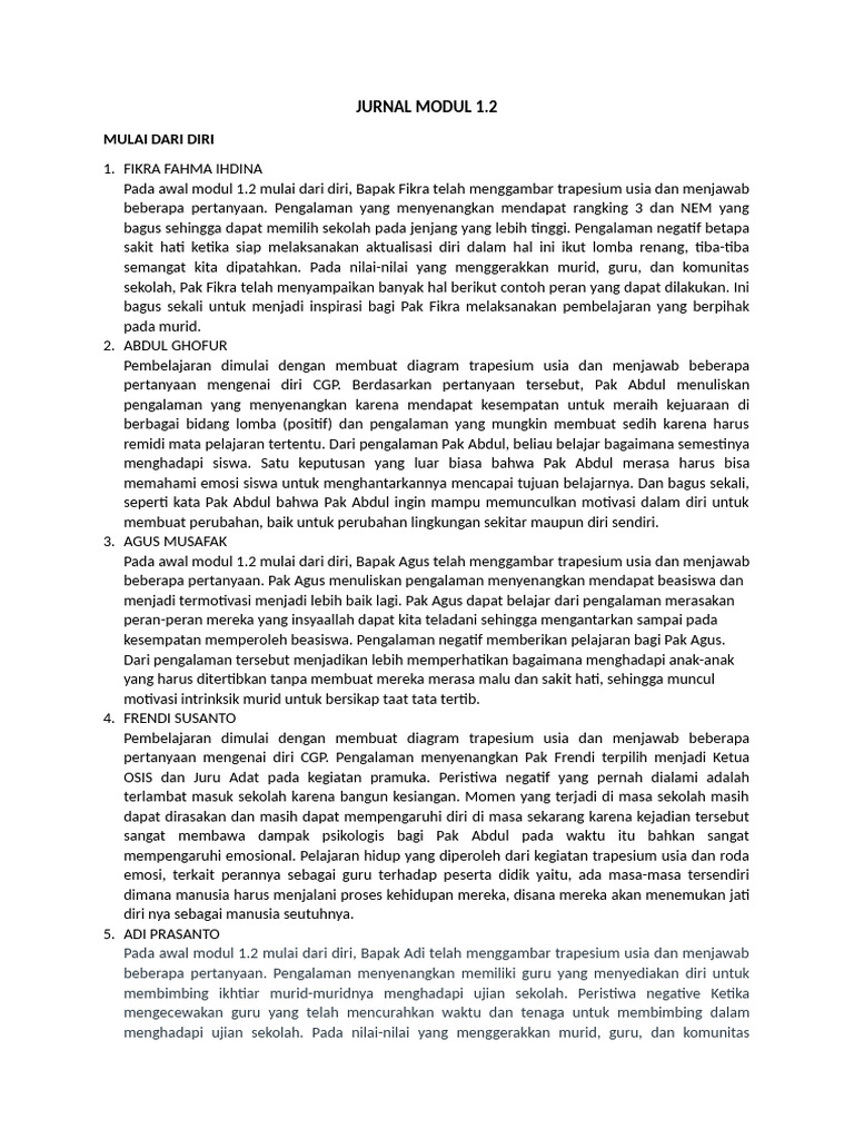 Jurnal Modul 1.2 | PDF