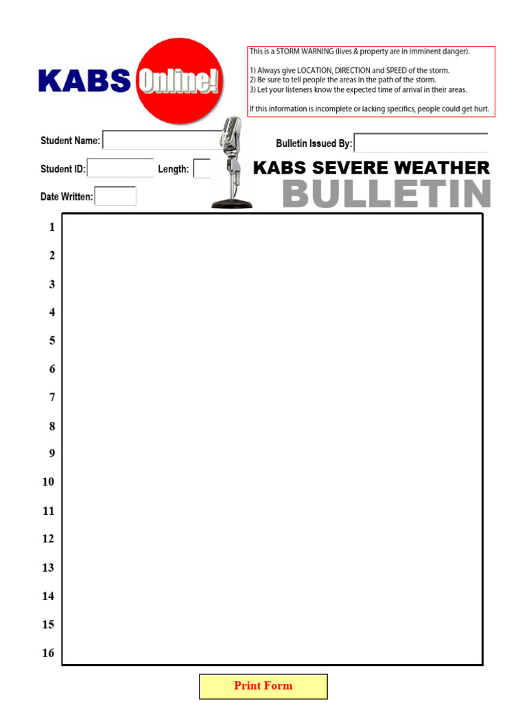 Weather Bulletin | PDF