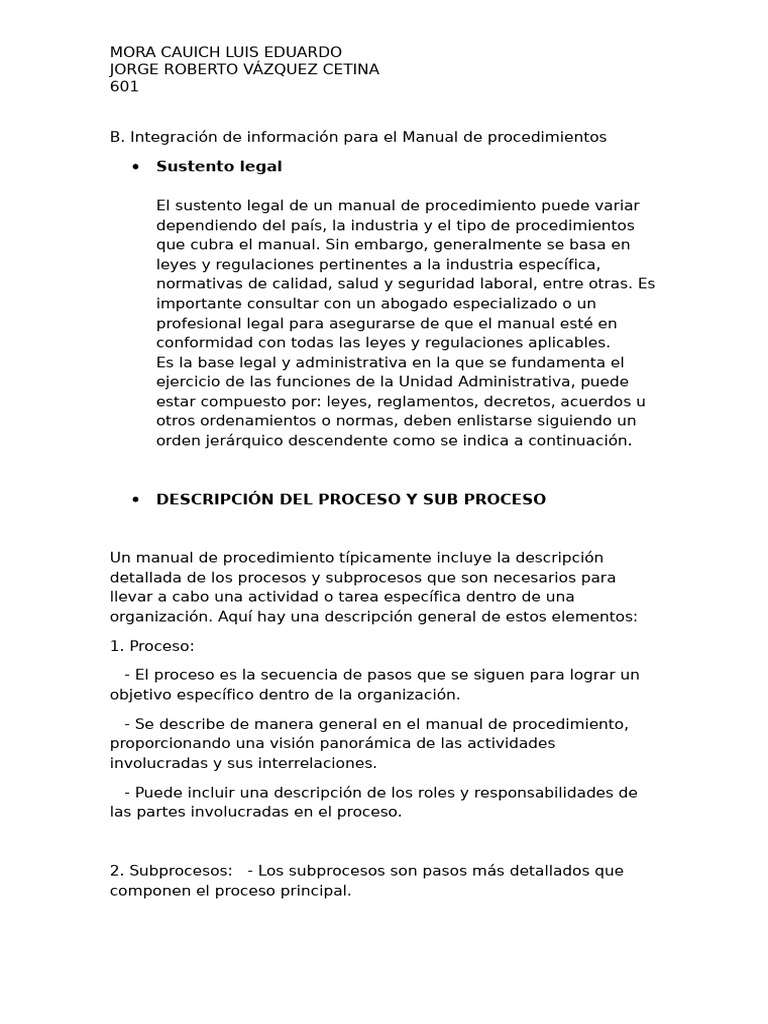 Sustento Legal | PDF