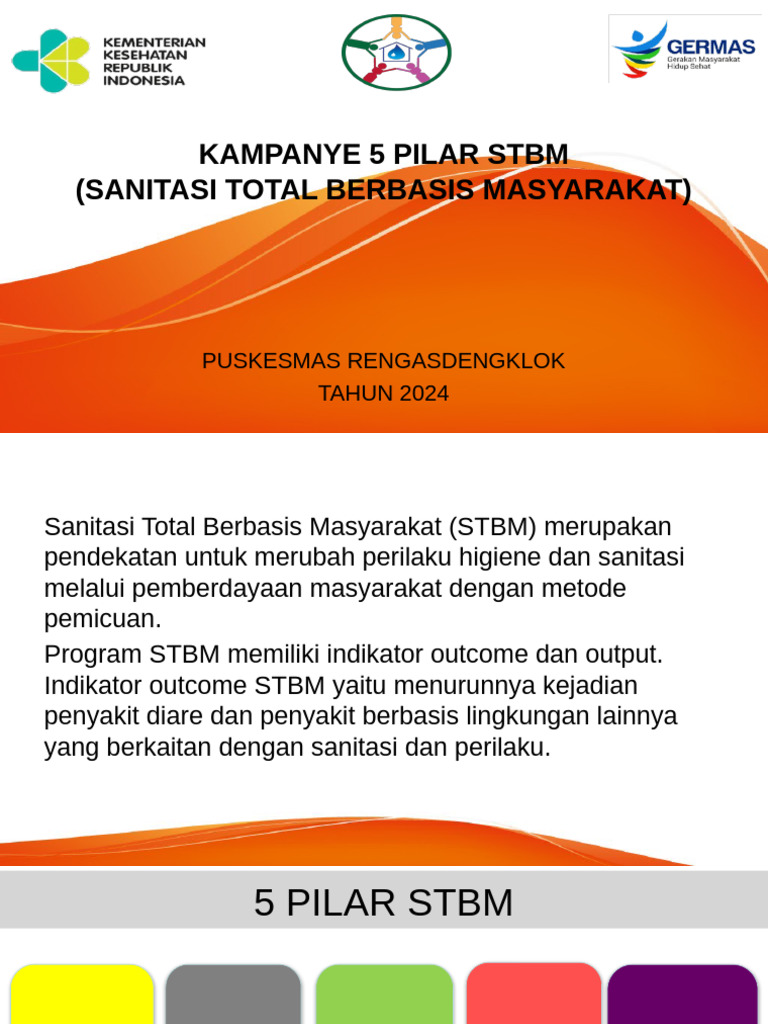 5 Pilar STBM - Anak Sekolah | PDF