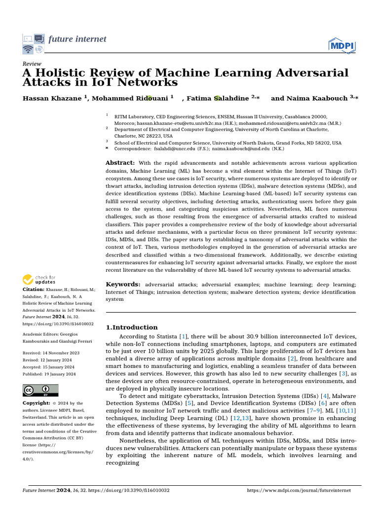 A-Holistic-Review-of-Machine-Learning-Adversarial-Attacks-in-IoT ...