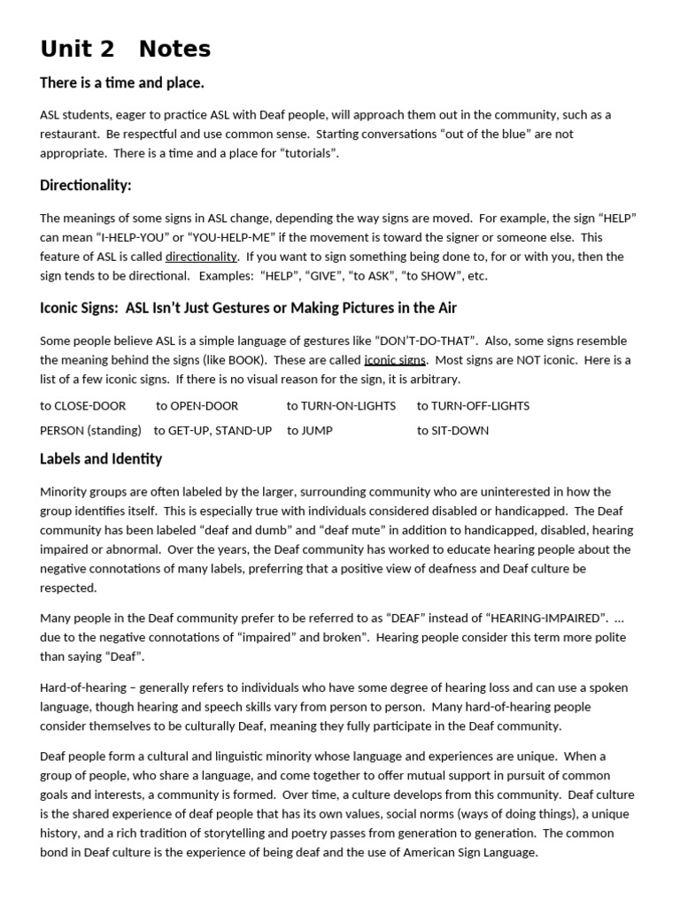 Unit 2 MASL 2 and SN 3-4 Done2 | PDF | Deafness | Self-Improvement