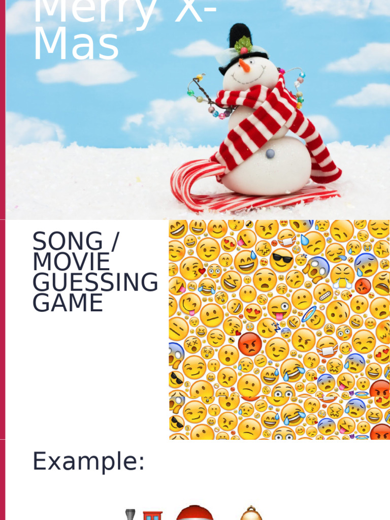 x-mas emoji game with answers | PDF