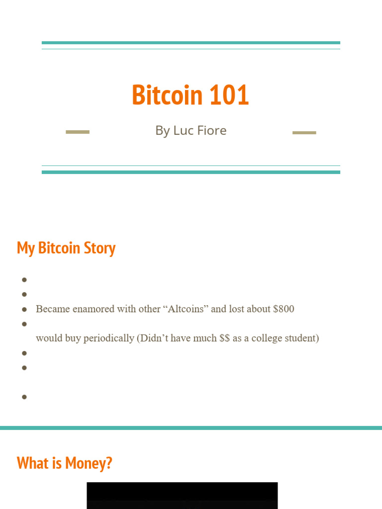 Bitcoin 101 | PDF