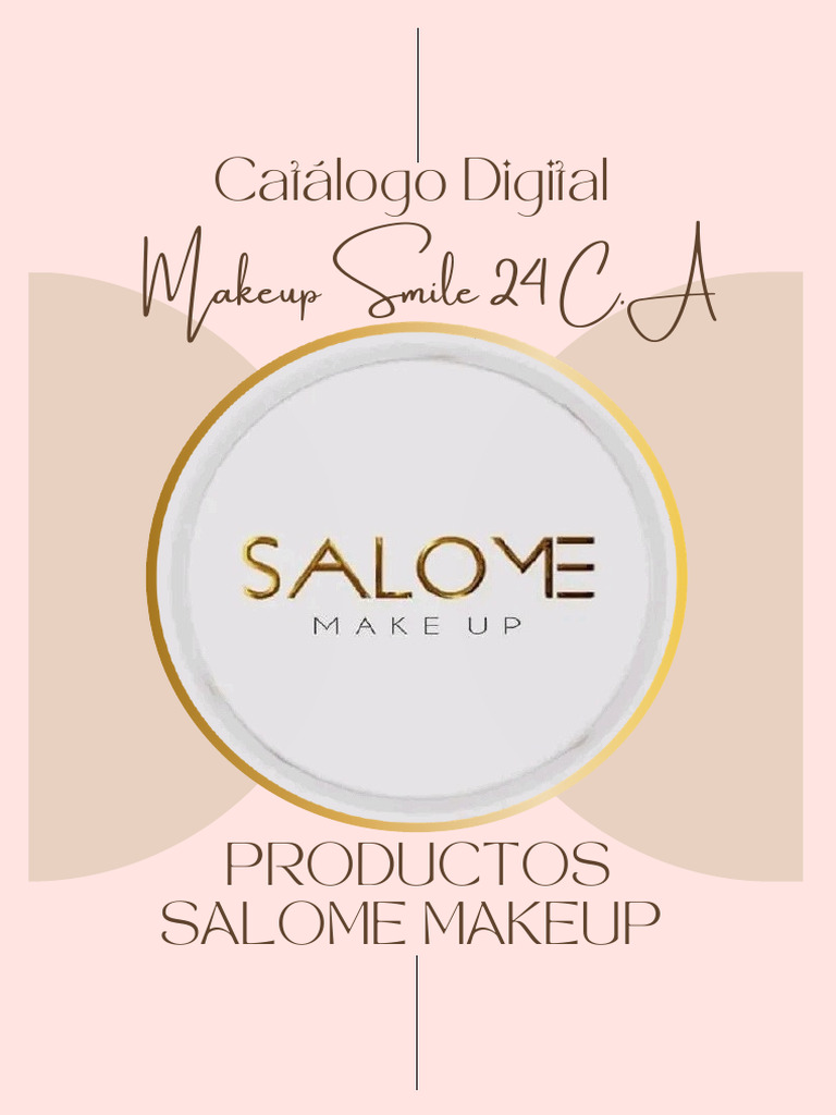 Catálogo de Productos Salomé Makeup | PDF | Artículos de tocador ...