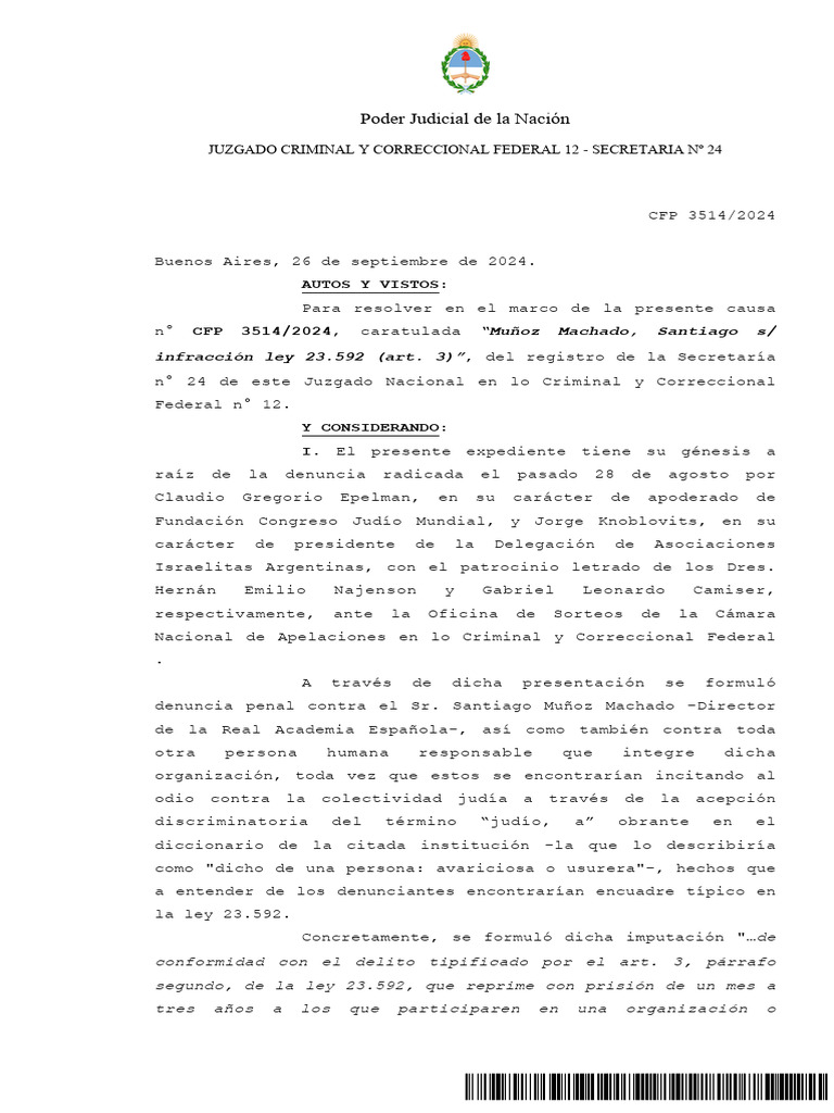 Resol c.3514-2024 | PDF