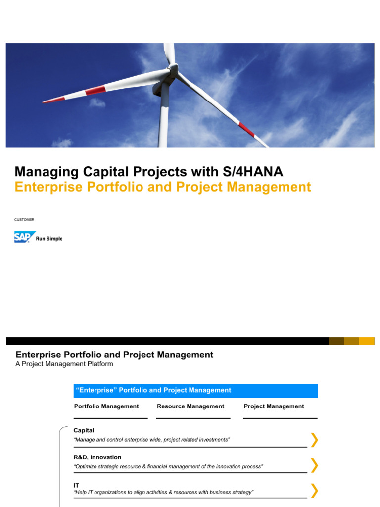 SAP EPPM Capital Projects | PDF | Project Management | Strategic Management