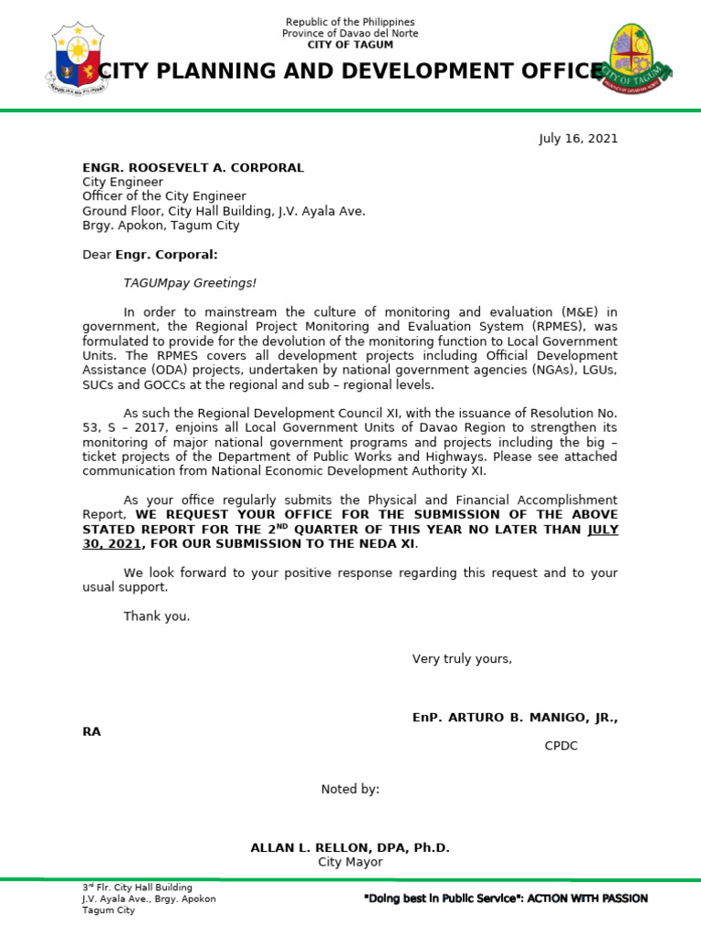 Rpmes 2021 Request Pfar 2ND Quarter | PDF