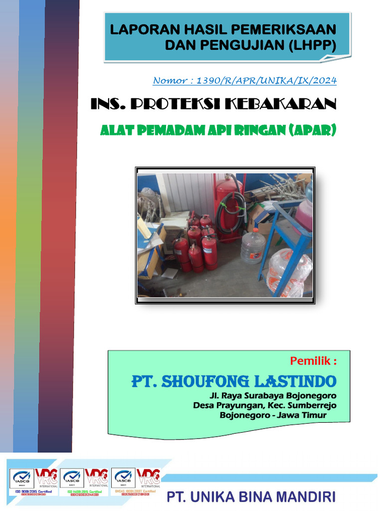 1390 - APAR - Pabrik 2 | PDF