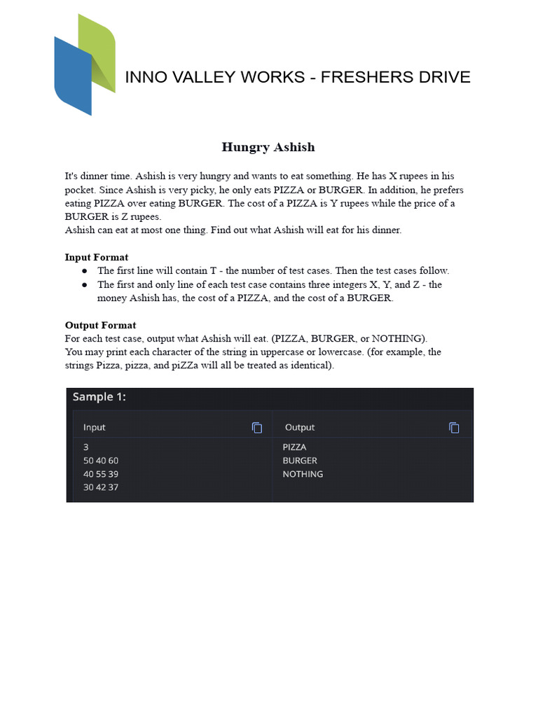 Set 2 - Technical Coding Questions | PDF