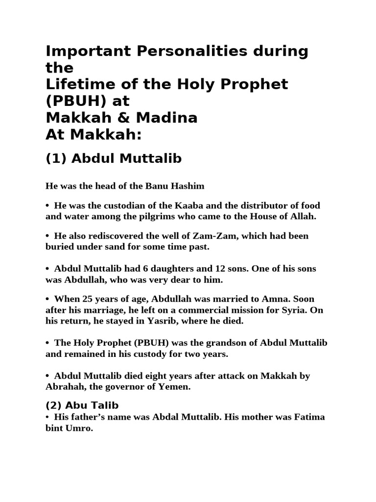 Important Personalities During The | PDF