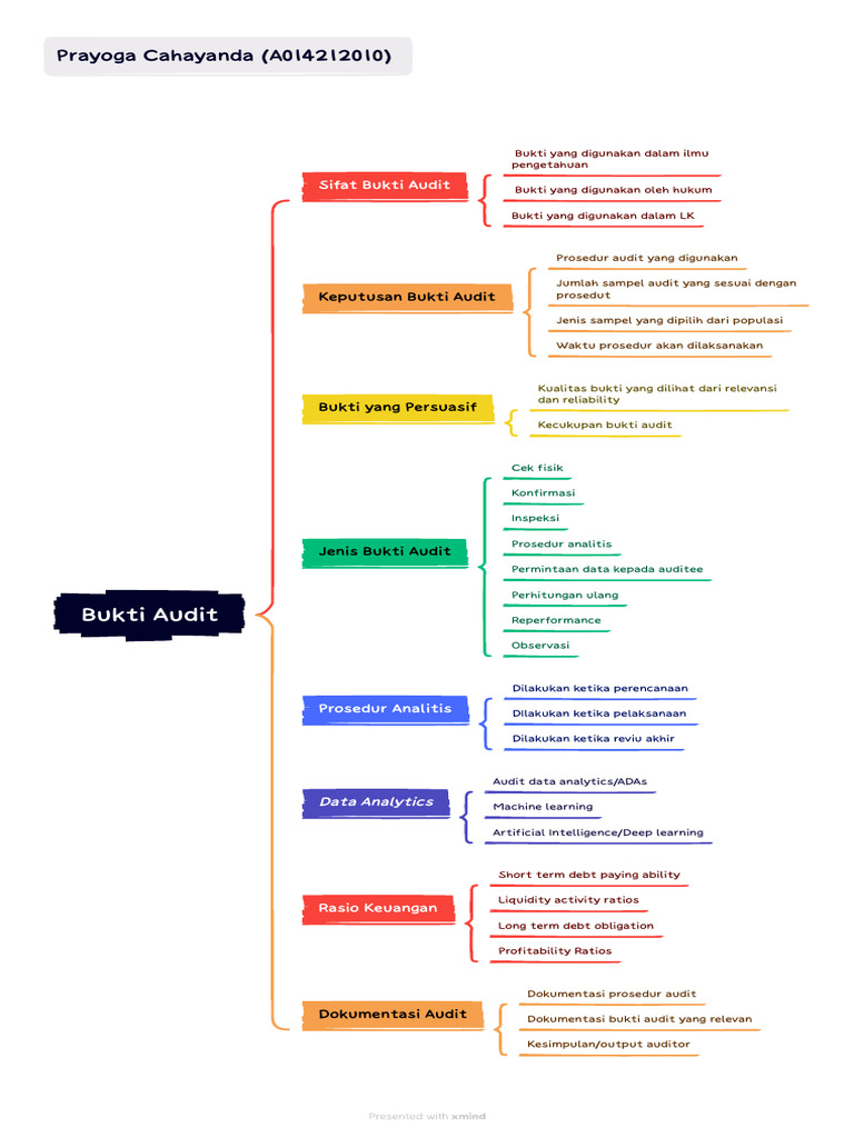 RMK Mind Map Bukti Audit | PDF