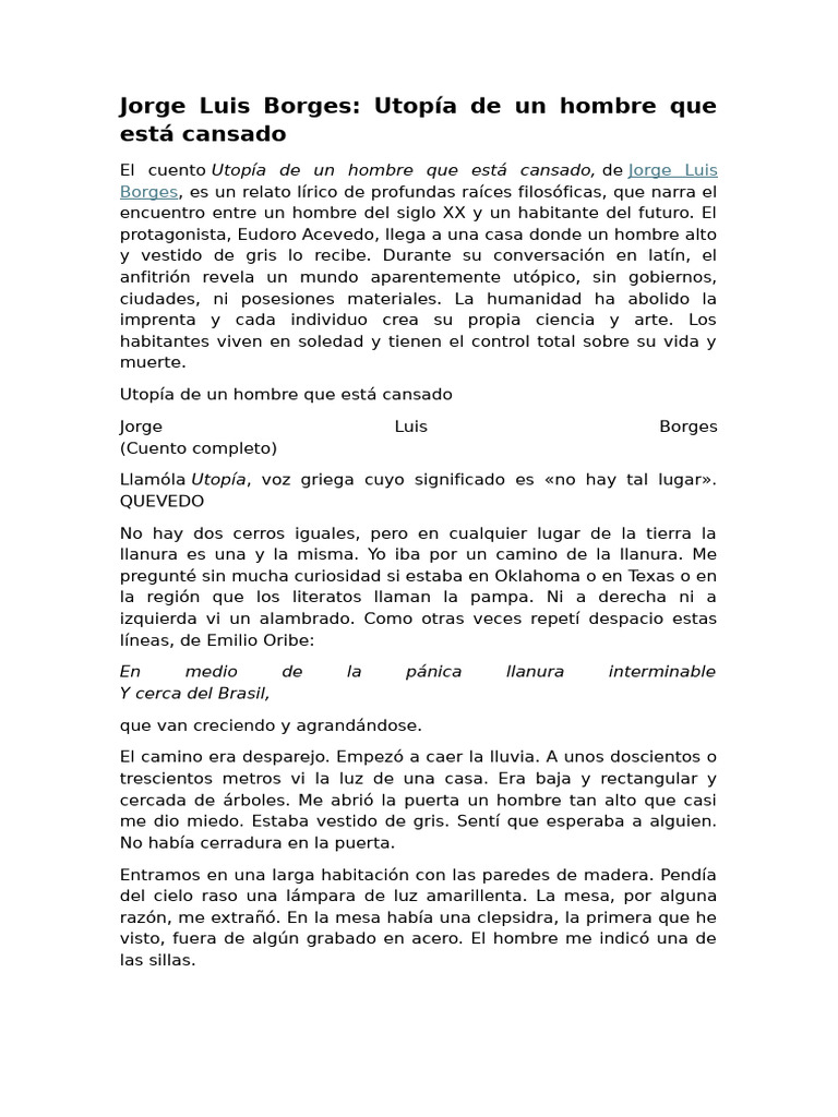Jorge Luis Borges | PDF