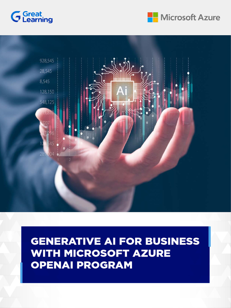 Generative AI Business MicrosoftAzure OpenAI Brochure DOM 23apr24 | PDF | Artificial ...