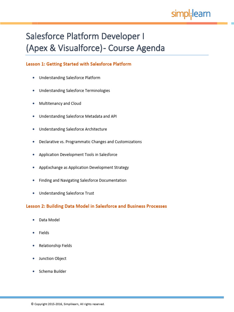 Salesforce Platform Developer I v1 PDF | PDF
