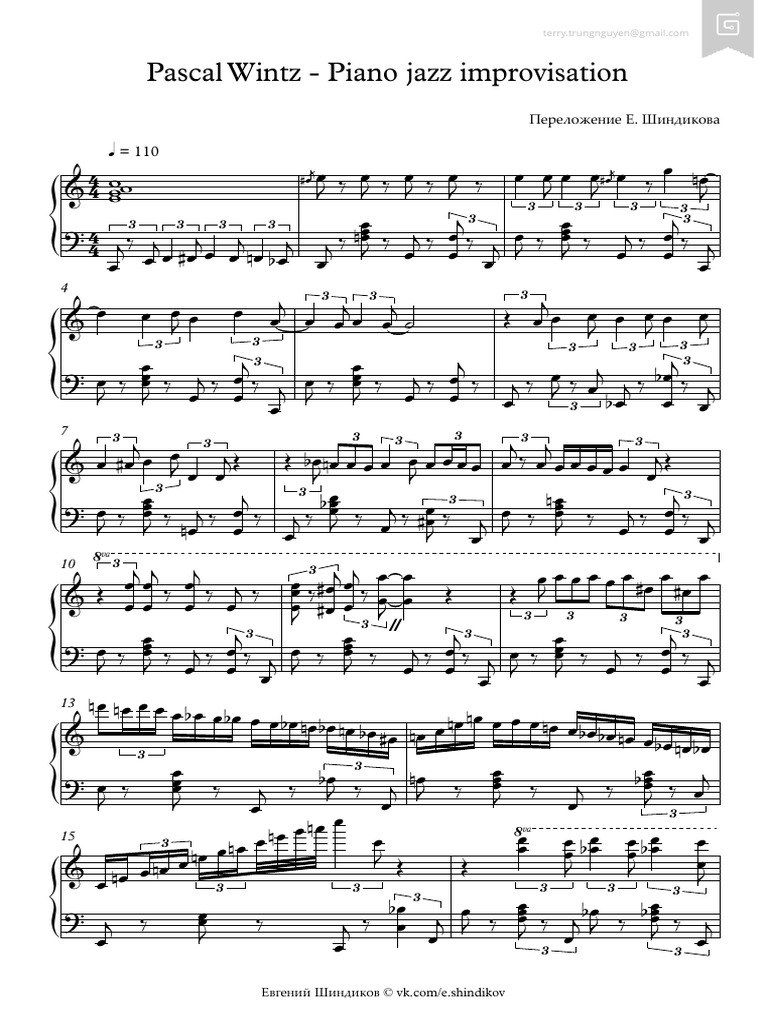 Piano Jazz Improvisation | PDF