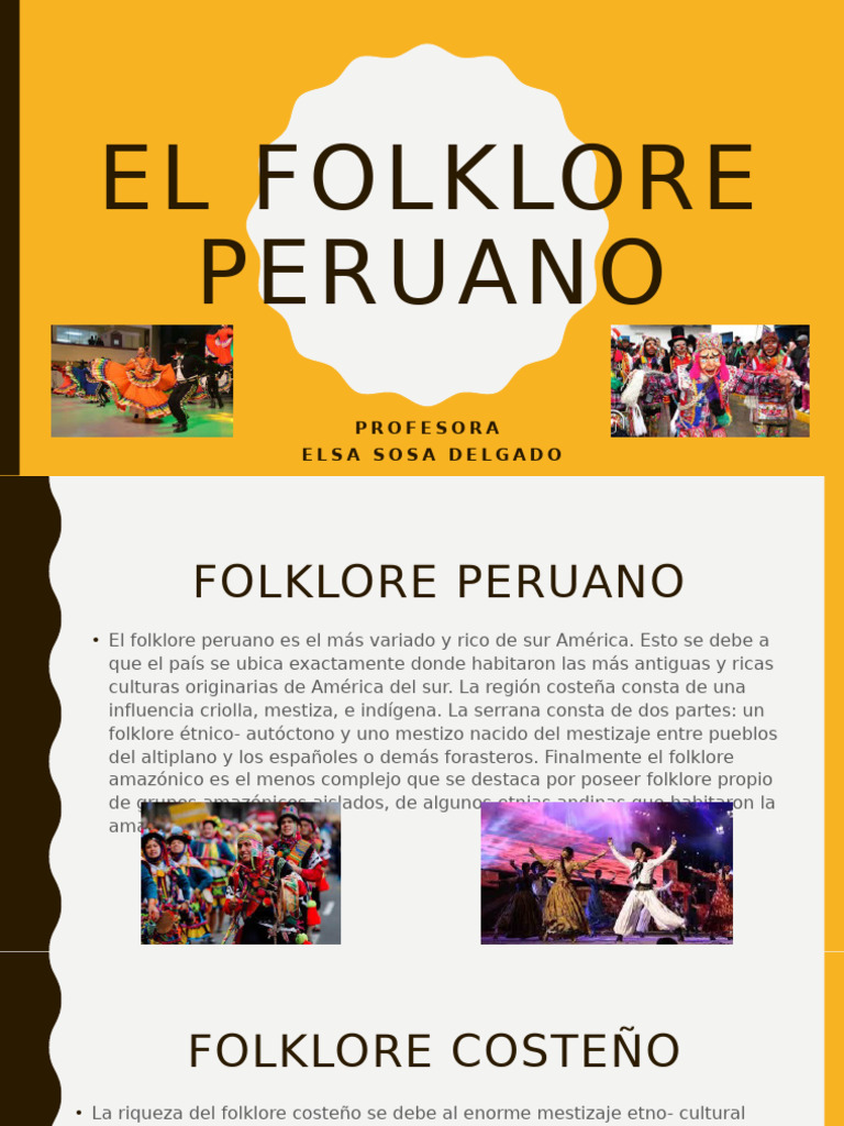 El Folklore Peruano 3 | PDF