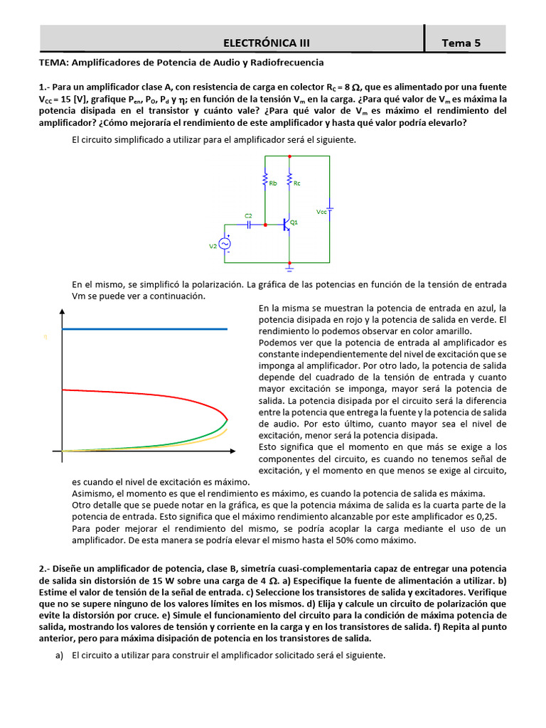 Resol TP05-2022 | PDF | Amplificador | Transistor