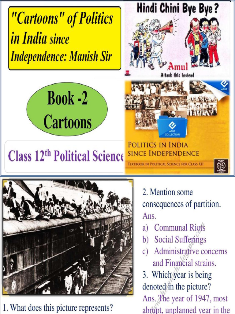 Class XII BK 2 Cartoons Very Important | PDF