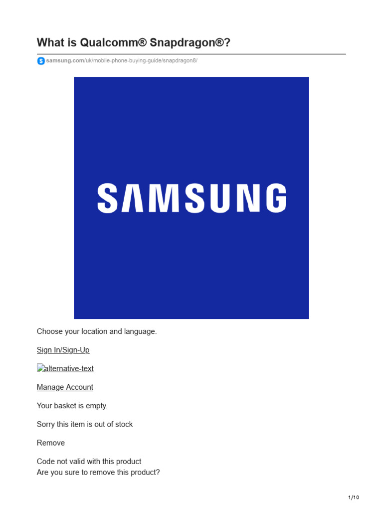 What Is Qualcomm Snapdragon | PDF