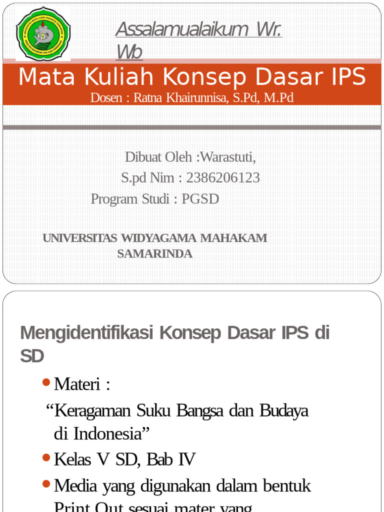 Tugas Mandiri Konsep Dasar IPS | PDF
