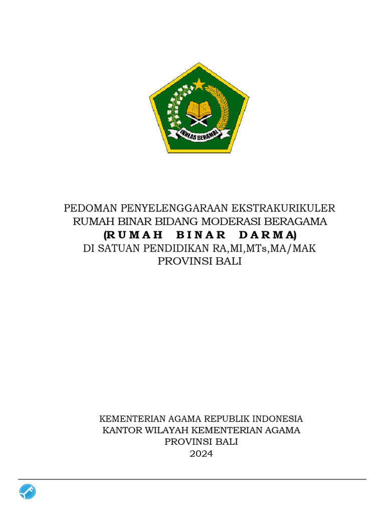 Pedoman Rumah Binar Darma | PDF