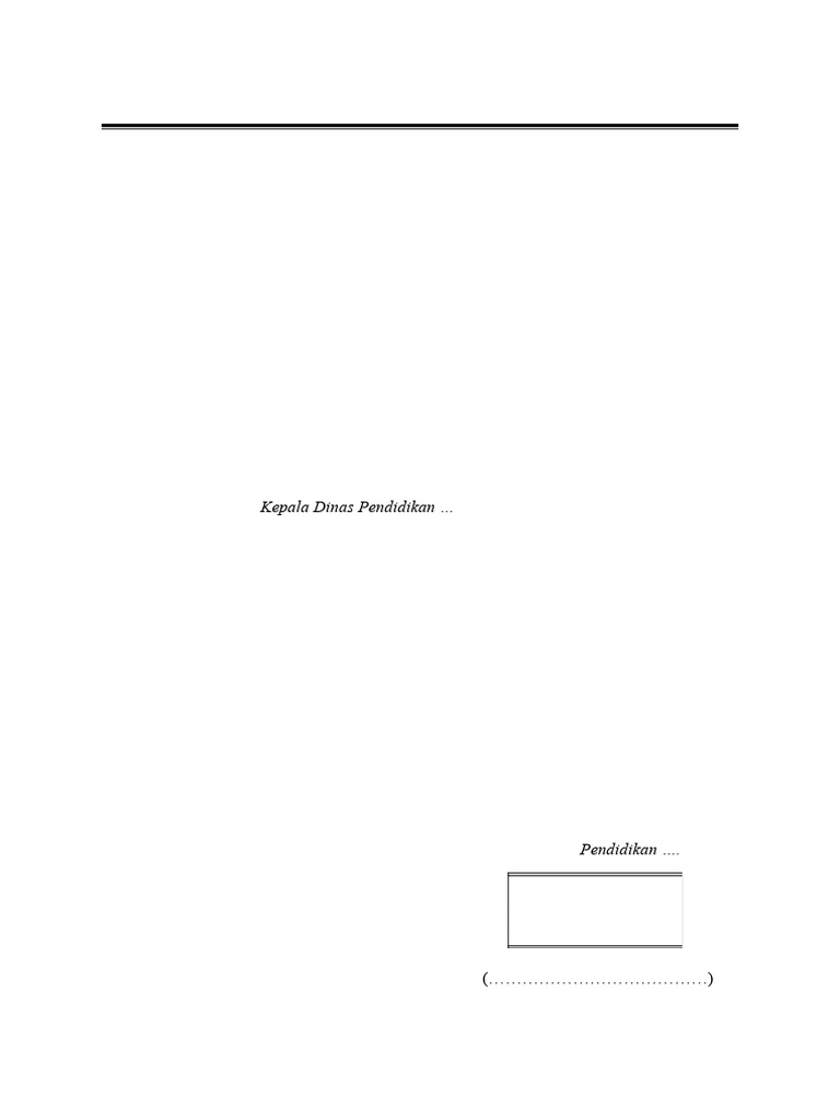 4b. Format Surat Integrasi Hasil PPDB 2023 | PDF