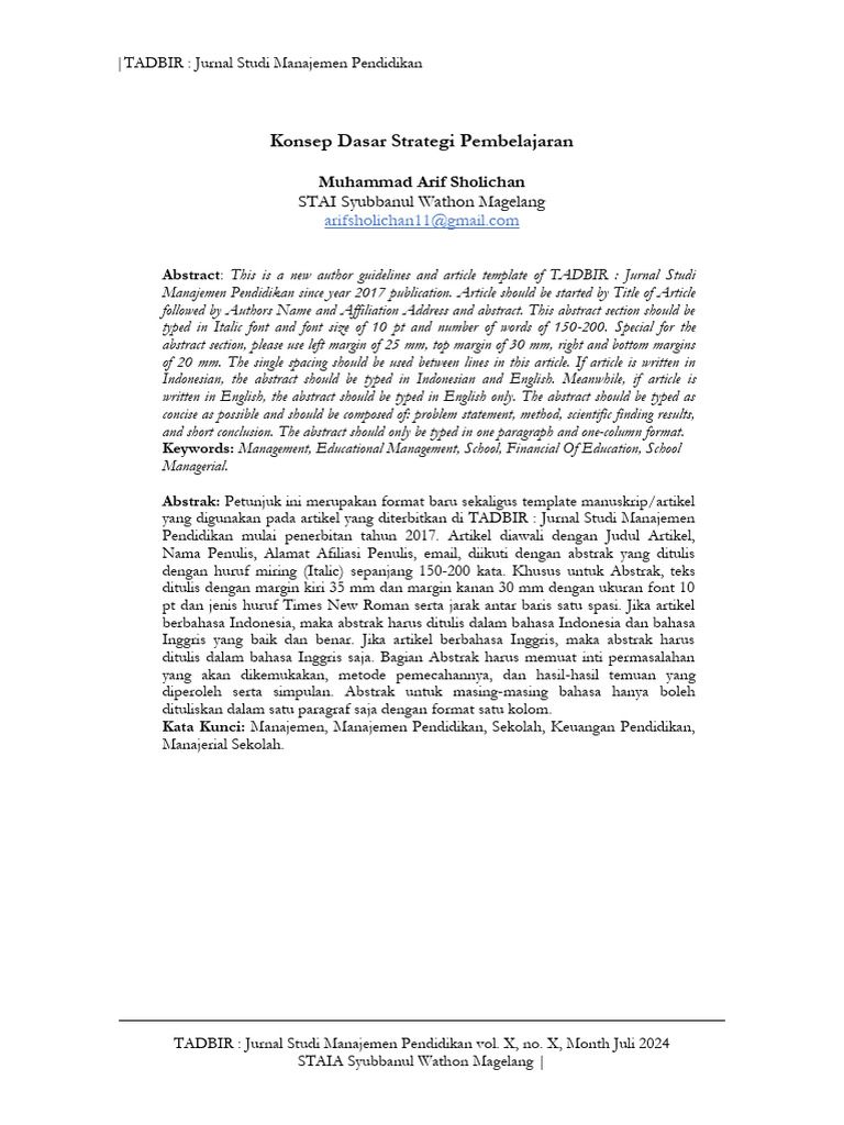 Konsep Dasar Manajemen | PDF