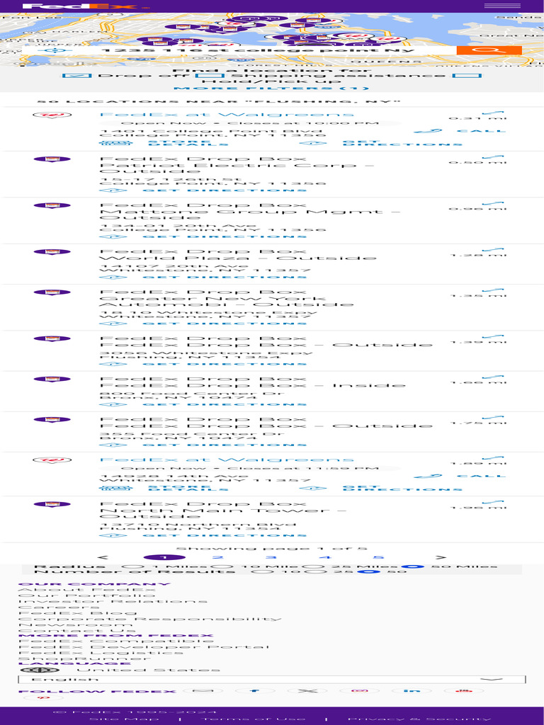 Find FedEx Locations | PDF