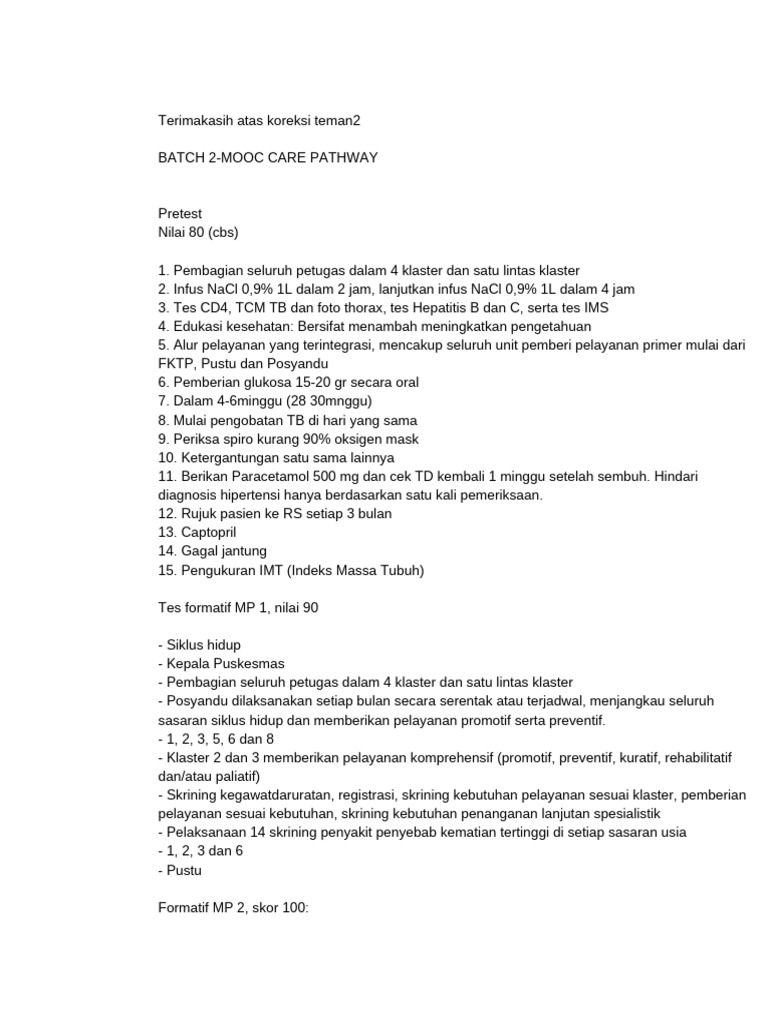 Batch 2-Mooc Care Pathway | PDF