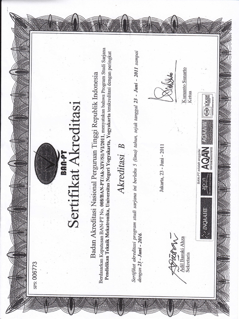 Akreditasi Jur | PDF