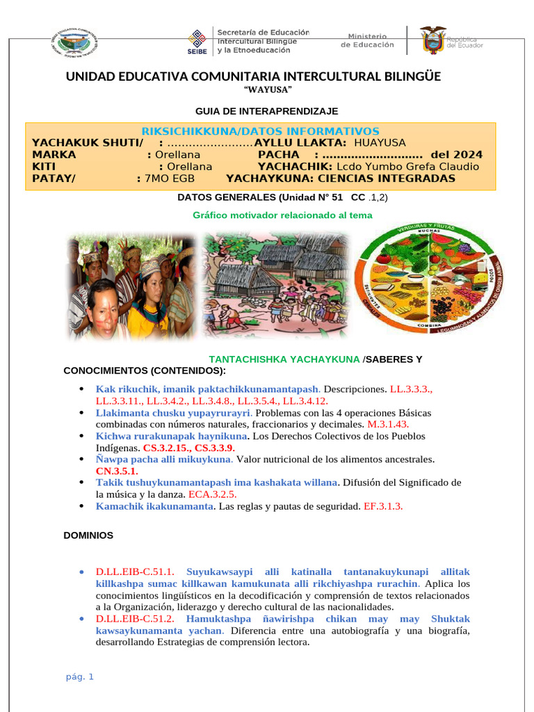 UNIDAD 51 GUIAS 1.2.3.4 | PDF