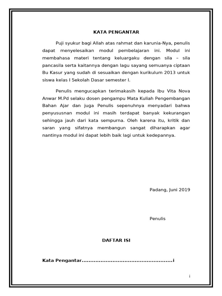 Kata Pengantar | PDF