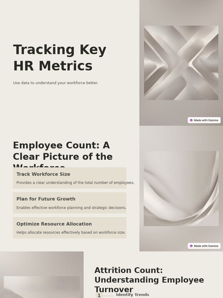 Tracking Key HR Metrics | PDF | Employee Retention | Turnover (Employment)