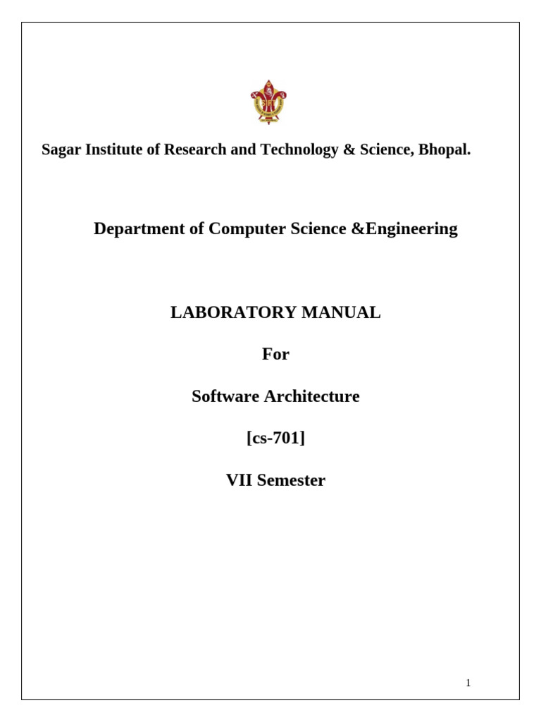 Lab Mannual of SA | PDF