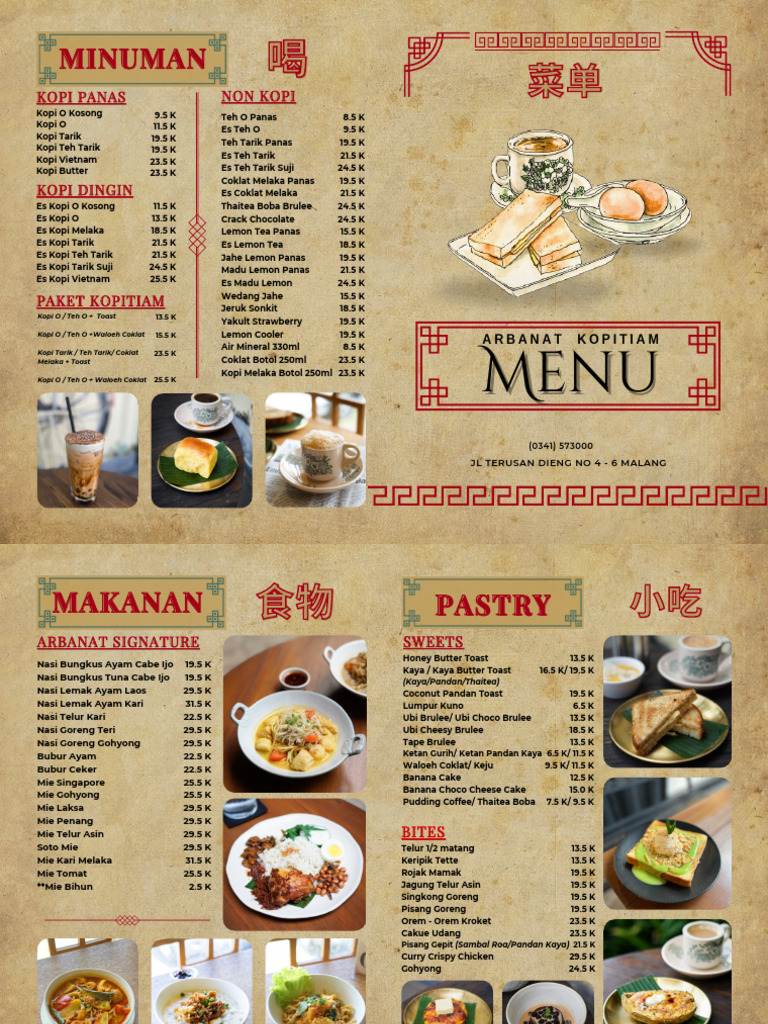 Kopitiam Menu Up 14-8 | PDF