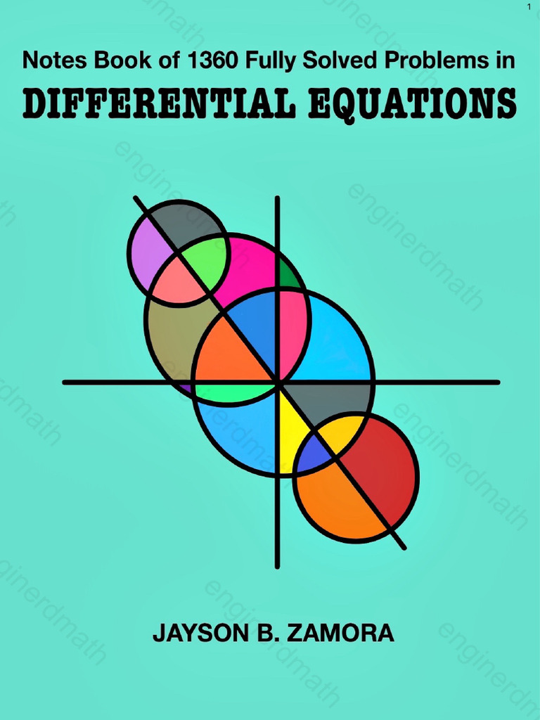 Differential Equations Jayson Zamora | PDF