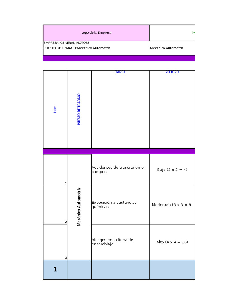 EJEMPLO.2 MATIAS Matriz de Riesgos - Ejemplo1 - 202410 | PDF