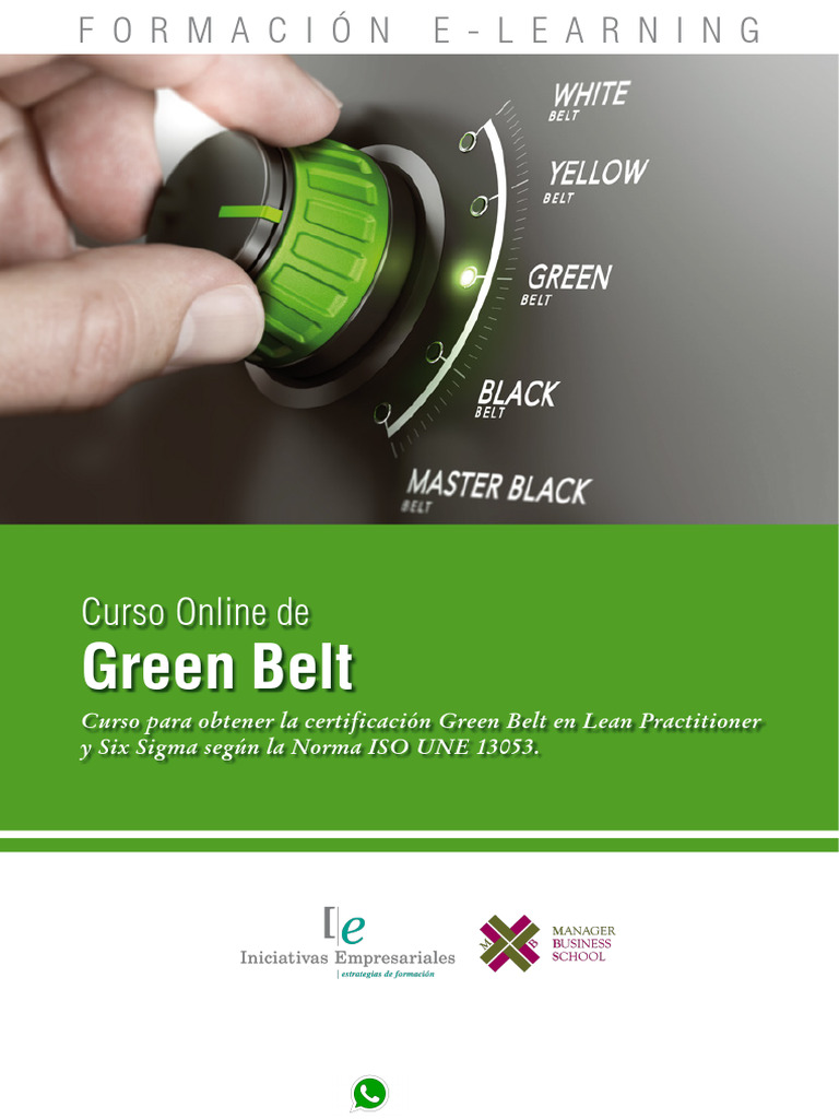 772 668 Certificacion Green Belt Lean Practitioner Six Sigma Segun ...