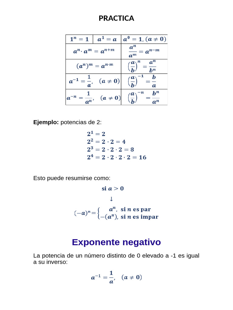 Practica Potenciacion Pdf